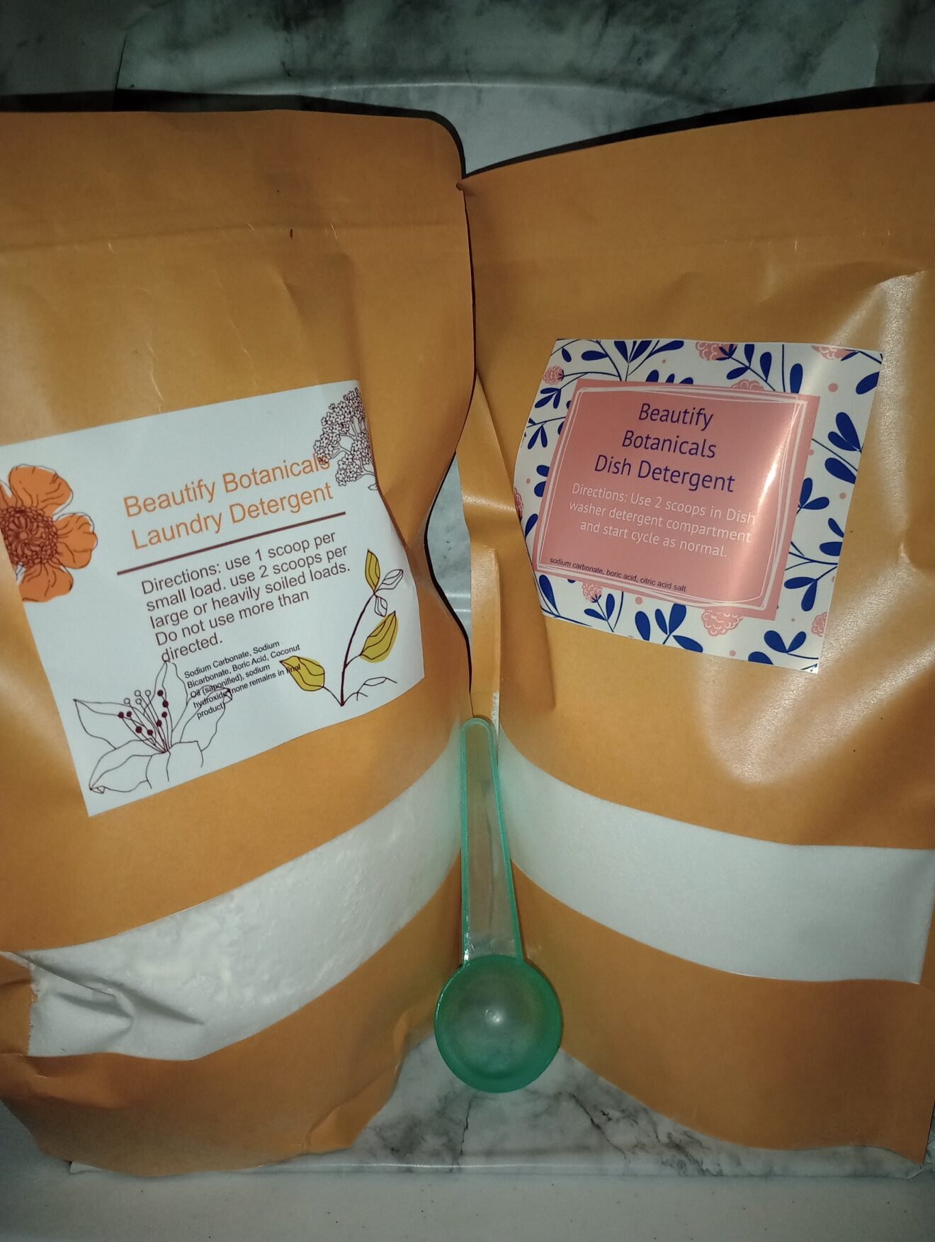 Handmade with Love Dish and Laundry Detergent Bundle – beautifybotanicals